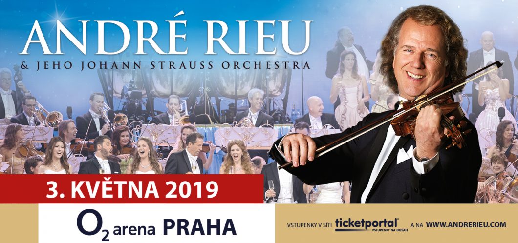 André Rieu se nemůže nabažit Prahy. V květnu 2019 vystoupí pošesté v O2 ...