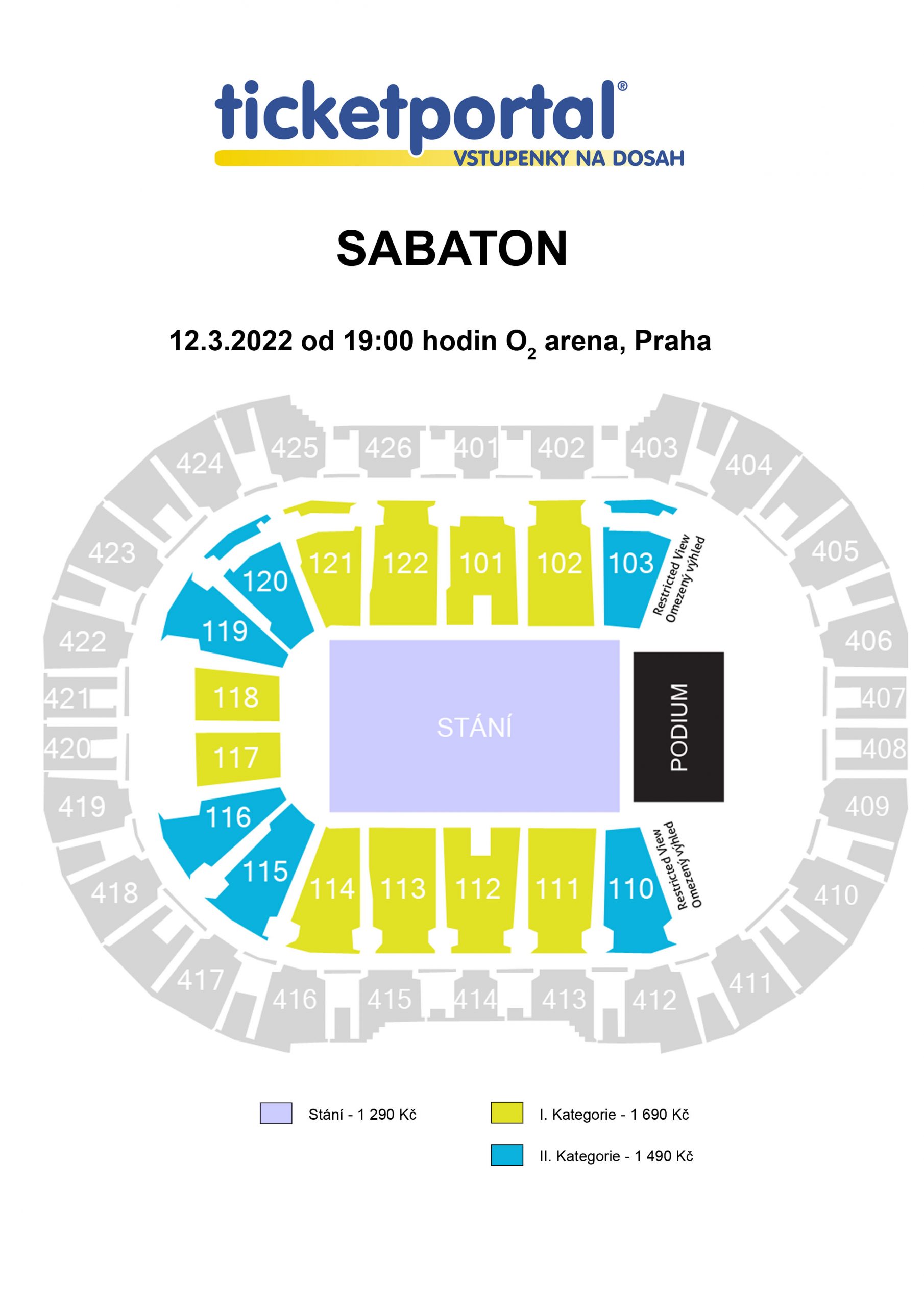 SABATON – O2 arena